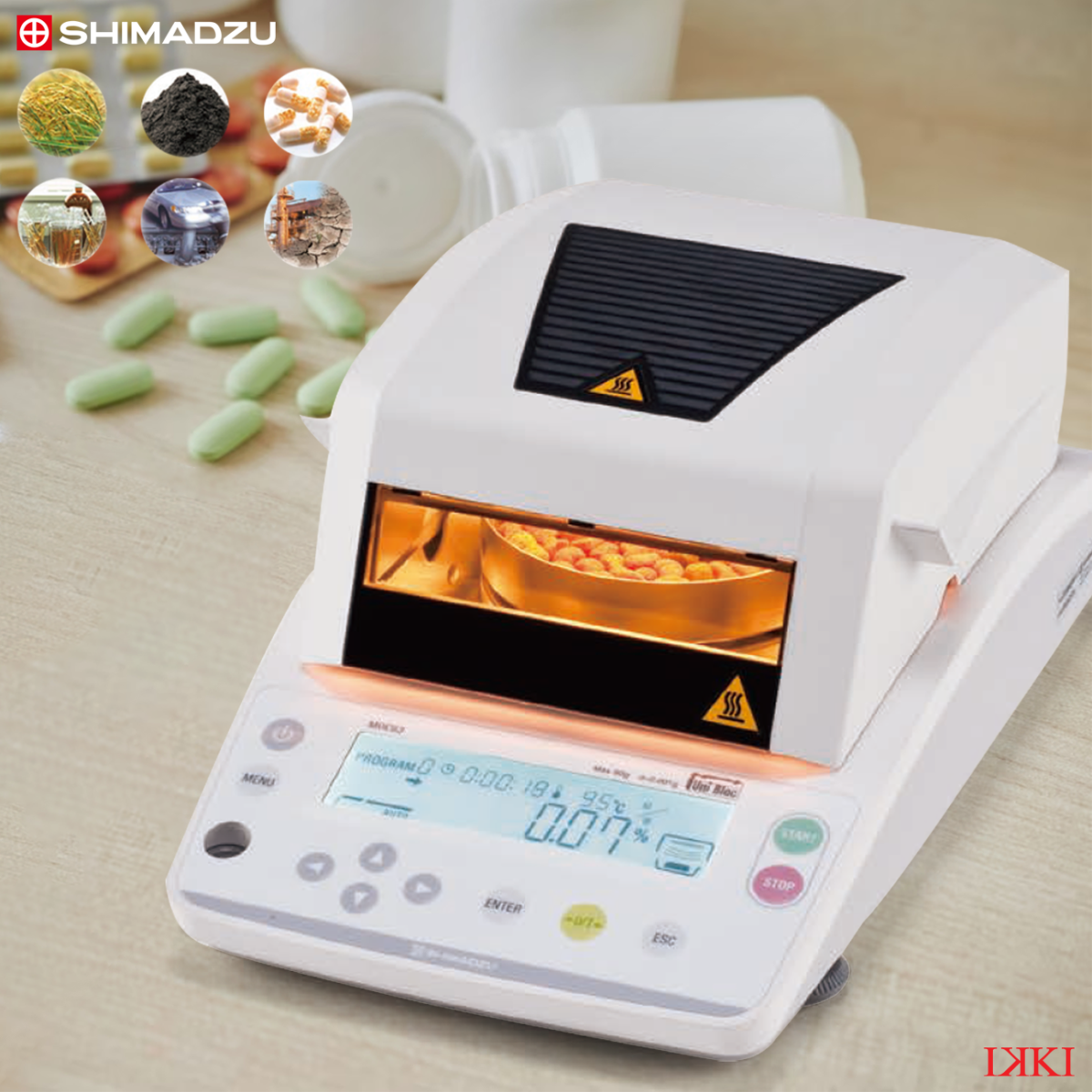 Moisture Analyzer - MOC63u (Weight Scale for Moisture)