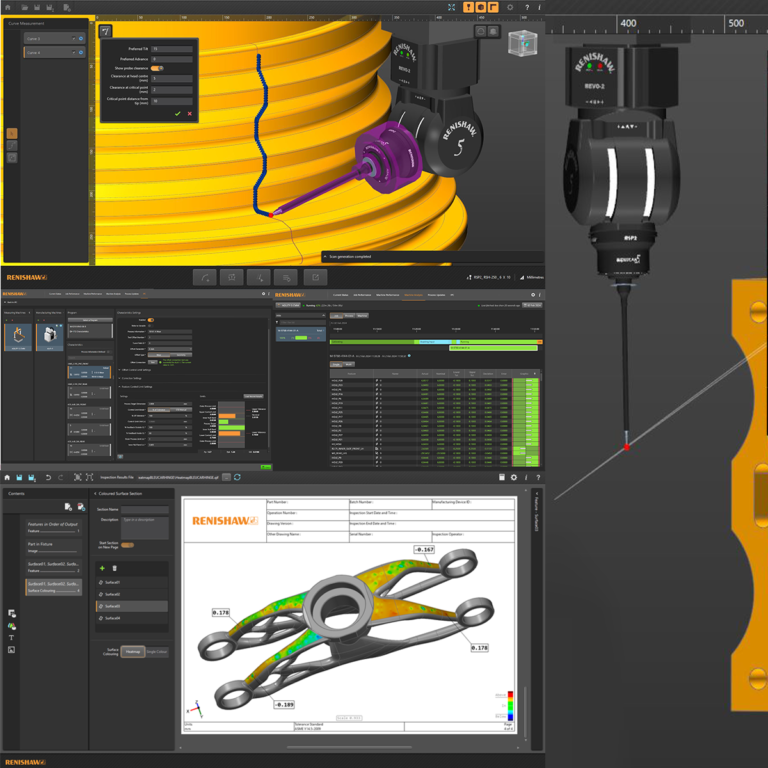 CMM RENISHAW Probe : REVO - Multi sensor technology 5-axis